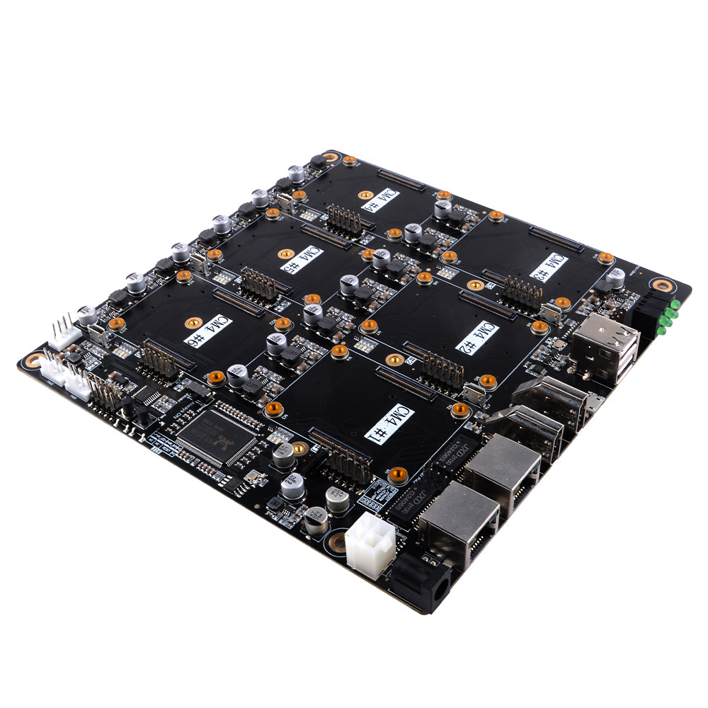 Deskpi Super6c Raspberry Pi Cm4 Cluster Mini Itx Board 6 Rpi Cm4 Suppo