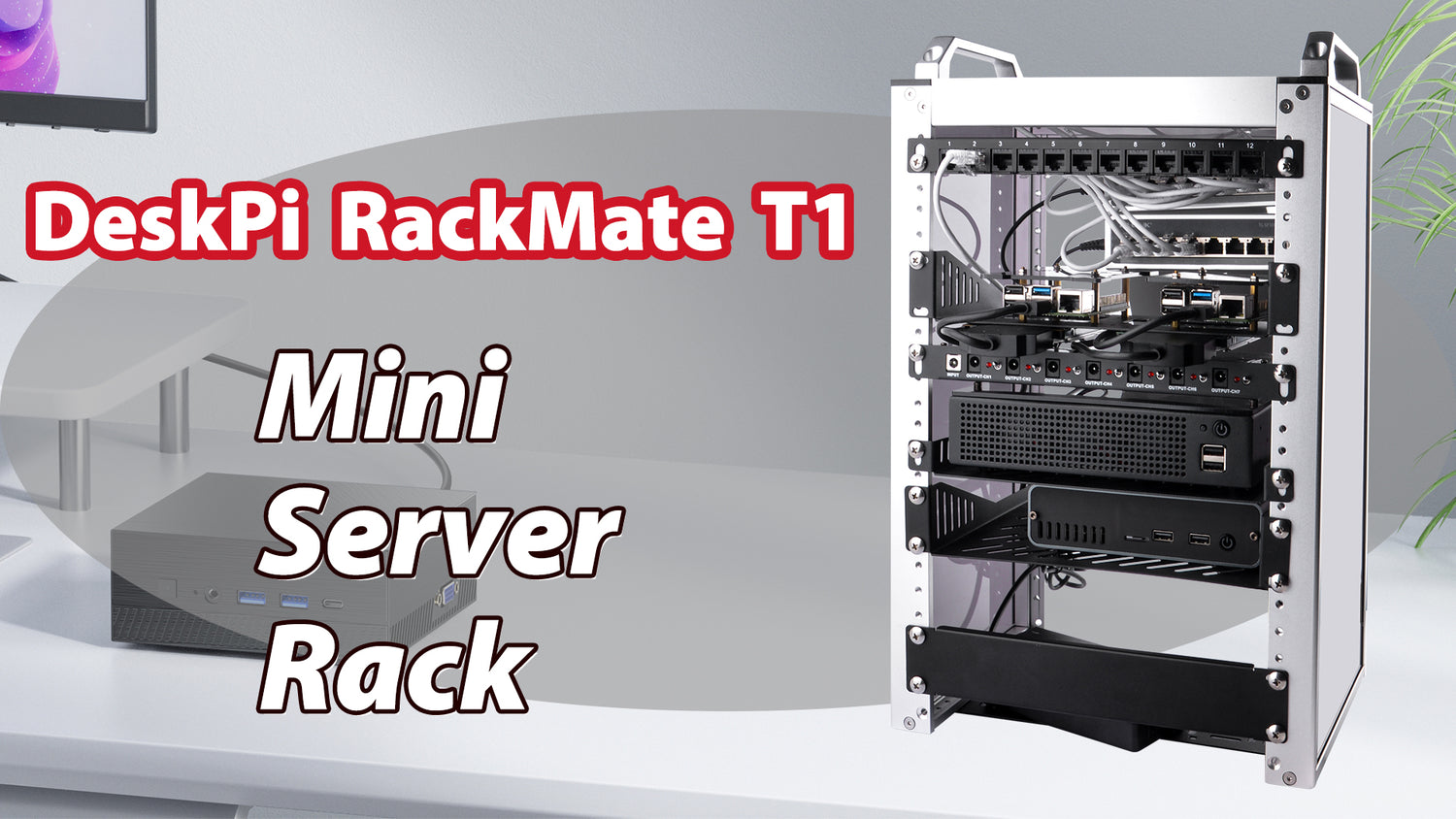 DeskPi RackMate T1 -Build your Mini Home Server or HomeLab Server SKU: – DeskPi Store