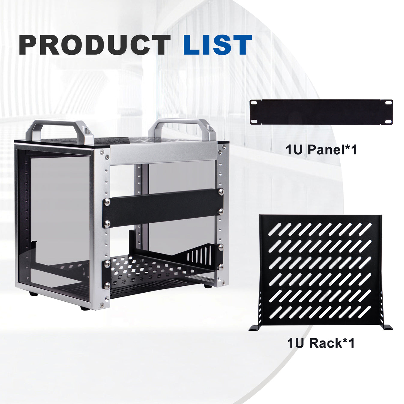 DeskPi RackMate T0 Rackmount, 10 Inch 4U Server Cabinet for Network, S ...