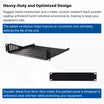 DeskPi RackMate T0 Rackmount, 10 Inch 4U Server Cabinet for Network, S ...