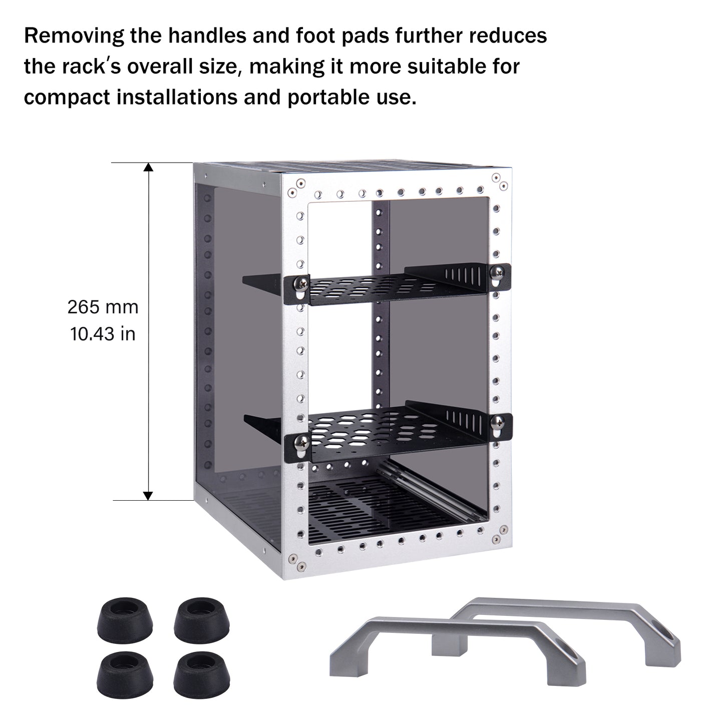 DeskPi RackMate TT Rackmount, Mini Server Cabinet for Network, Servers ...