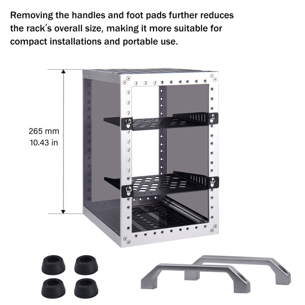 DeskPi RackMate TT Rackmount, Mini Server Cabinet for Network, Servers ...