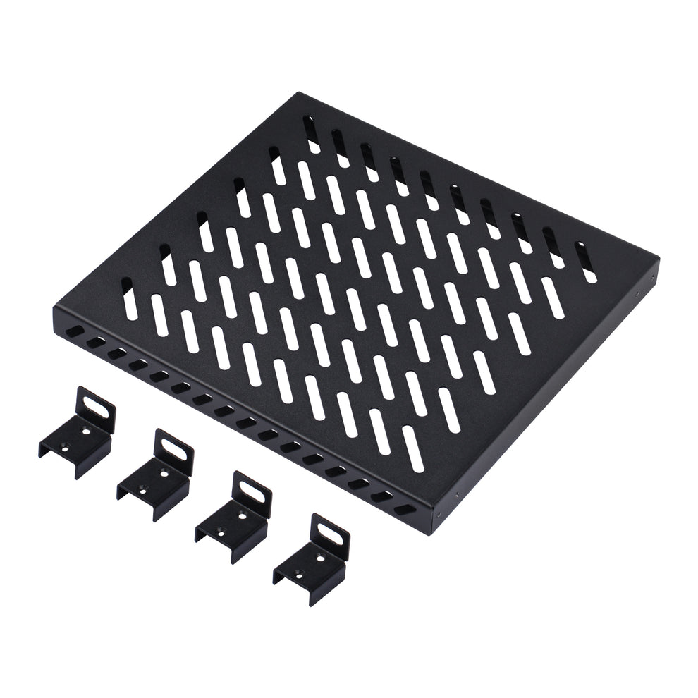DeskPi RackMate 10-inch 0.5U Heavy Duty Rack Shelf for T0/T1 Server Ca ...