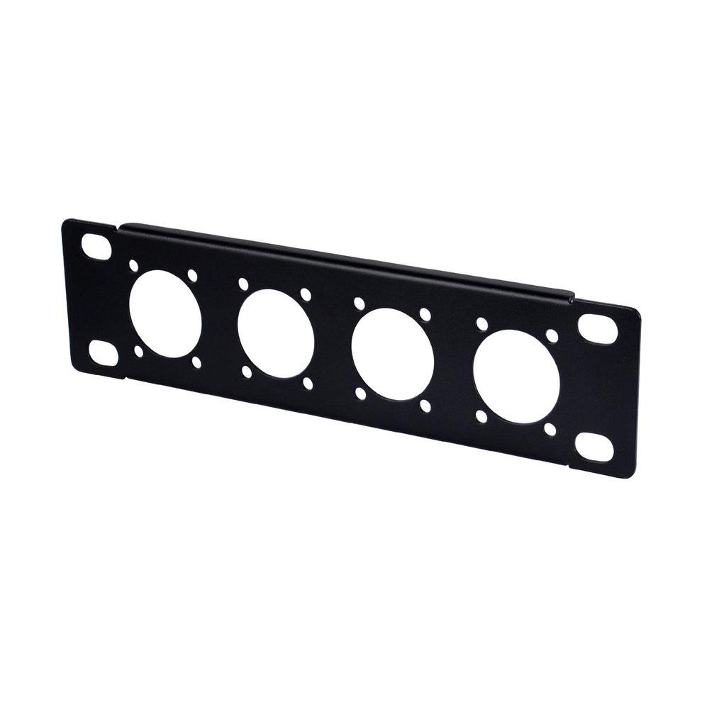 DeskPi Rackmate 7-Inch D-type Patch Panel Rack Mount with 4 Ports for ...