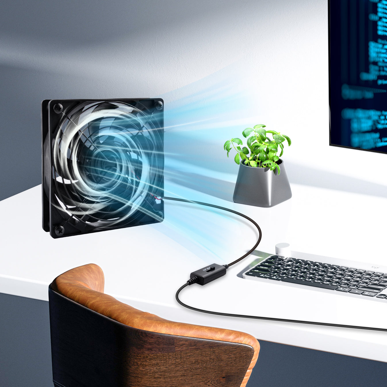 DeskPi RackMate Accessories USB 5V Cooling Fan for T0/T1/T2 Server Cab ...